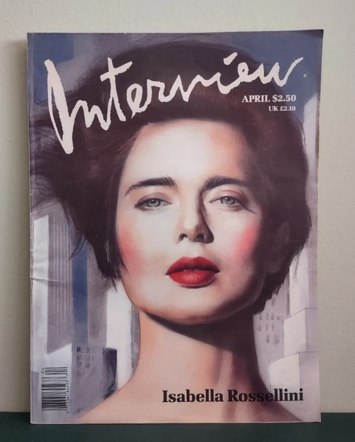 ANDY WARHOL INTERVIEW Magazine Isabella Rossellini April 1988 PB £14.82 ...