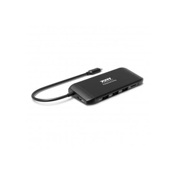 PORT DESIGNS 901913 Dual Display Type-C travel docking station. Power ...