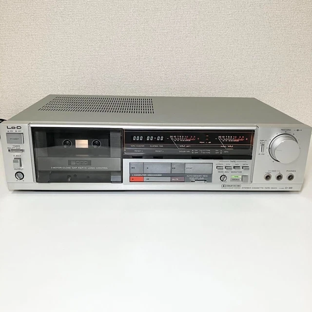 HITACHI LO-D D-88 3-Head Dual Capstan Stereo Cassette Deck Operation ...