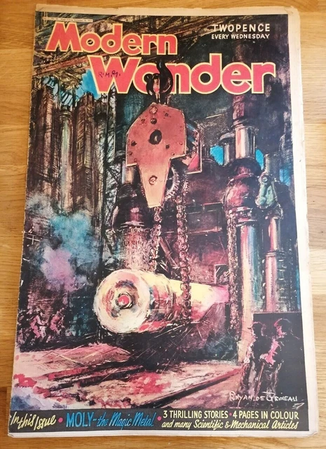 MAGAZINE - MODERN Wonder Illustrated Pictorial Paper Vol 1 No 18 Sept ...