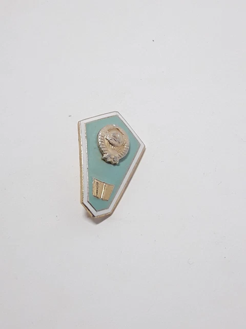 ORIGINAL SOVIET PEDAGOGICAL College Graduation Badge Pin Rhomb Rhombus ...