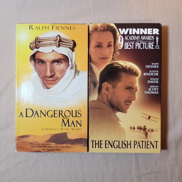 RALPH FIENNES VHS Lot A Dangerous Man Lawrence After Arabia The English ...