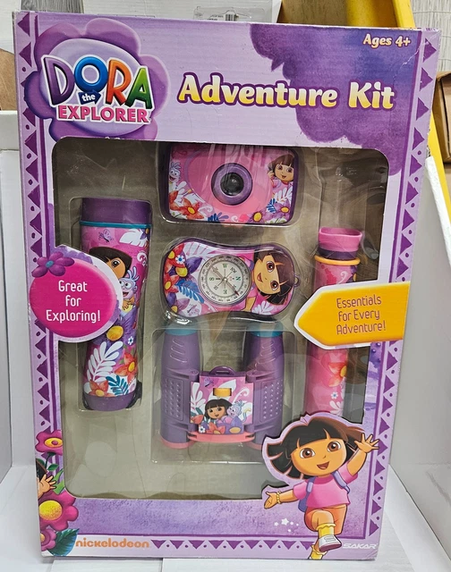 DORA THE EXPLORER Adventure Set Camera Flashlight Compass Telescope ...