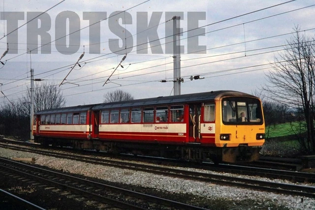 35MM SLIDE BR British Railways DMU Class 144 144001 Lancaster 1989 ...
