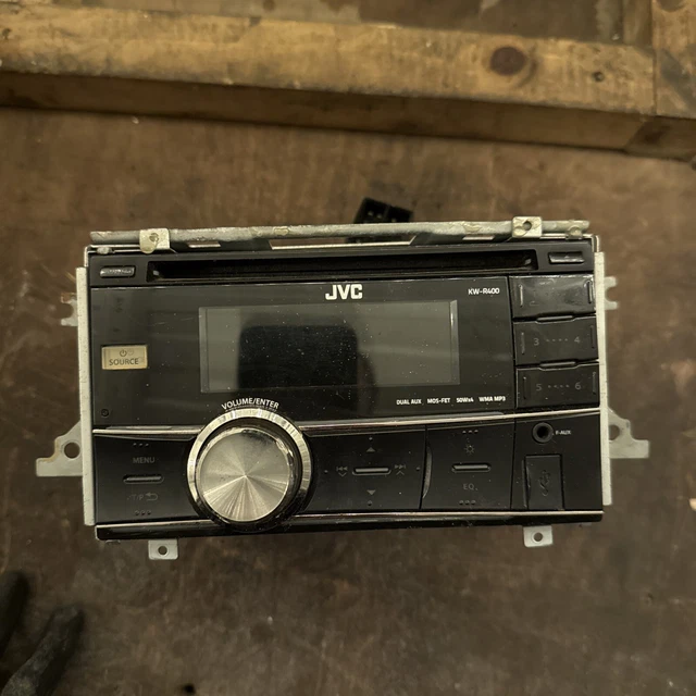 JVC RADIO STEREO CD PLAYER USB 2X AUX KW-R400 BLUETOOTH ADAPTOR Ready ...