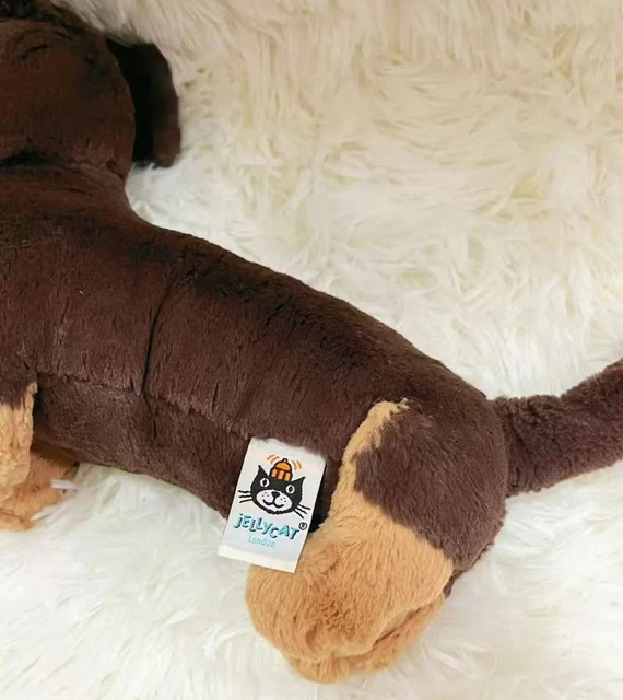 JELLYCAT BASHFUL TEDDY Bear/Dachshund Doll Brand New with Label + Dust ...