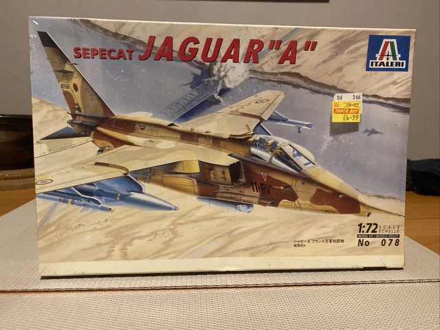 ITALERI 1:72 SEPECAT Jaguar "A" No.078 Scale Model Kit BNIB New and Sealed £19.99 - PicClick UK