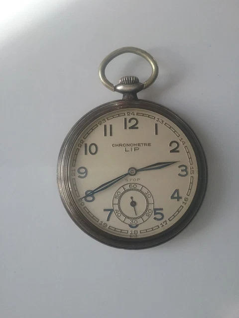 MONTRE GOUSSET ANCIEN chronomètre LIP en ARGENT fonctionne EUR 57,00 - PicClick FR
