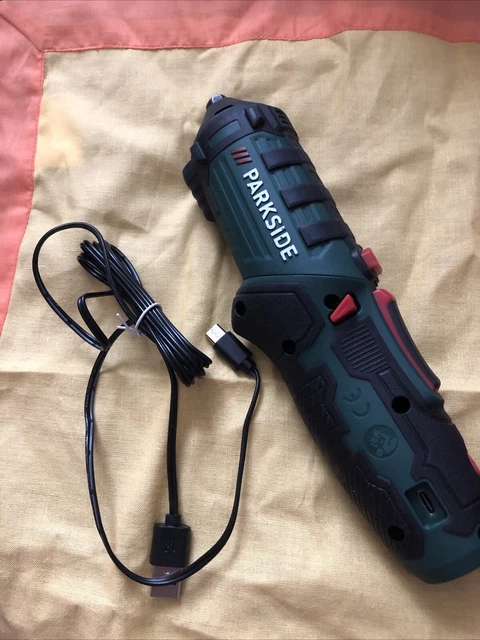 PARKSIDE CORDLESS BATON Screwdriver 4v,PSSA 4 B2 With Torch Light ...