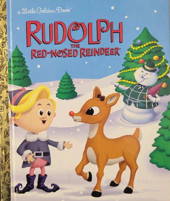 LITTLE GOLDEN BOOK Rudolph The Red-Nosed Reindeer Childrens Christmas ...
