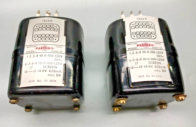 2 X PARMEKO MAINS TRANSFORMERS BOTH 14V @ 628 mA 7022P £12.00 - PicClick UK