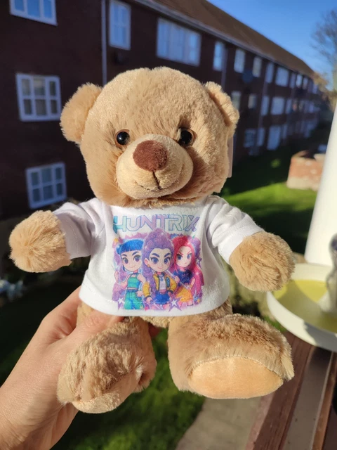 HANDMADE KPOP DEMON Hunters inspired soft toy,cuddly Teddy bear 28 cm £ ...