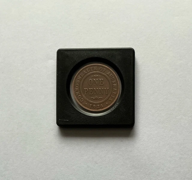 1926 (M&S) AUSTRALIAN Penny A/Unc-Unc Very Rare Date (Slight Rotation ...
