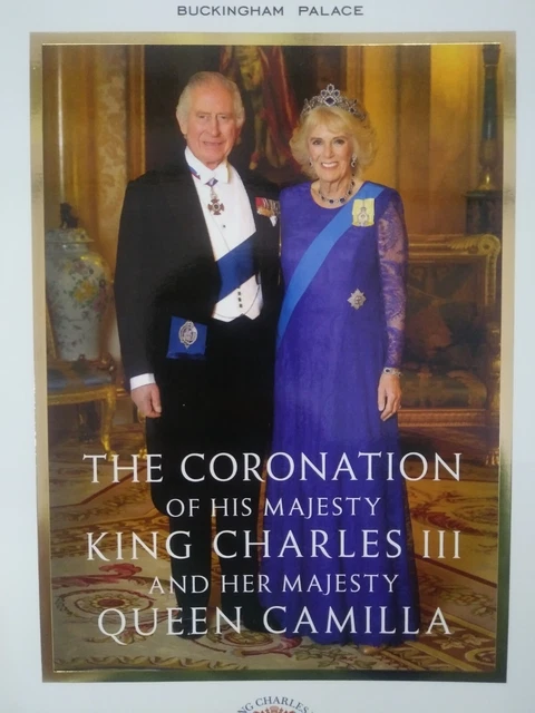 CORONATION KING CHARLES III Queen Camilla Official Programme 2023 £42. ...