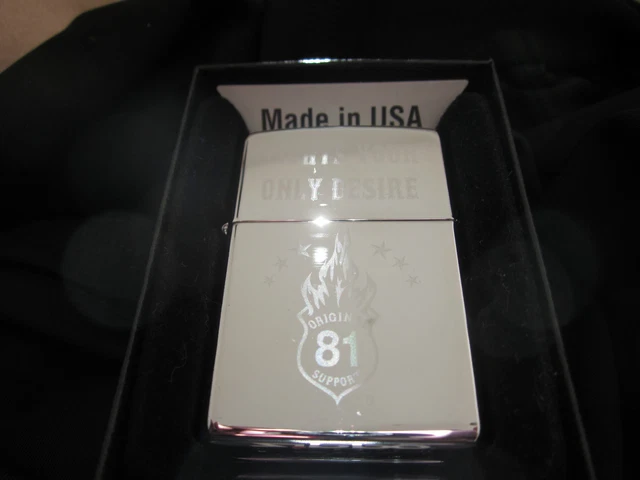 HELLS ANGELS SUPPORT Original 81 Zippo with Engraving LIGHTS ONLY ...