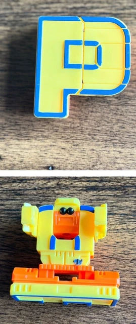 P - VINTAGE Alphabots Transformers Robots Alphabet Letters Numbers ...