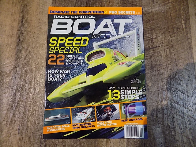 VINTAGE RADIO CONTROL Boat Model magazine Fall 2006 Dumas, MRP, Prather ...