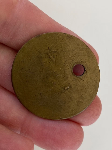 VINTAGE ROCKINGHAM COLLIERY PIT Brass Miners Check Tally Token £10.00 ...