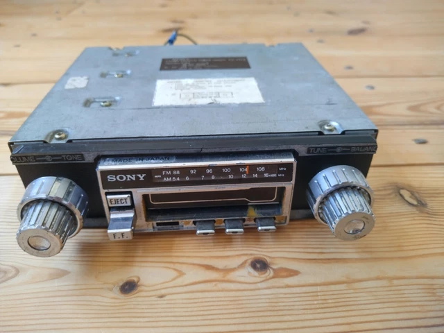 SONY TC 24FA Radio Cassette Vintage Retro £20.00 - PicClick UK