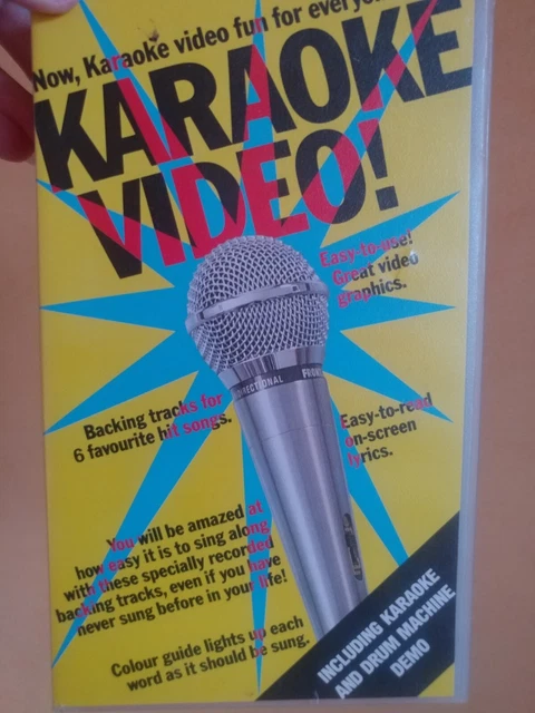 KARAOKE VHS VIDEO Tape £6.99 - PicClick UK