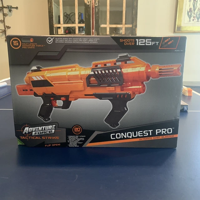 ADVENTURE FORCE TACTICAL Strike Conquest Pro Ultimate Dart Blaster NEW ...