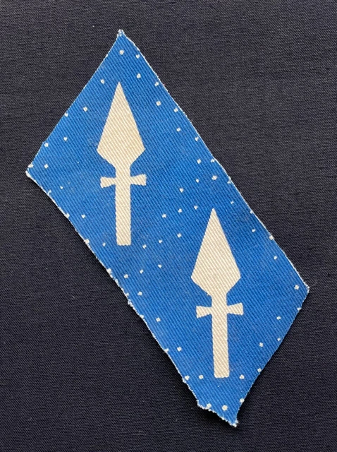 WW2 1ST CORPS Royal Signals Original Formation Signs Cloth Badges £60. ...