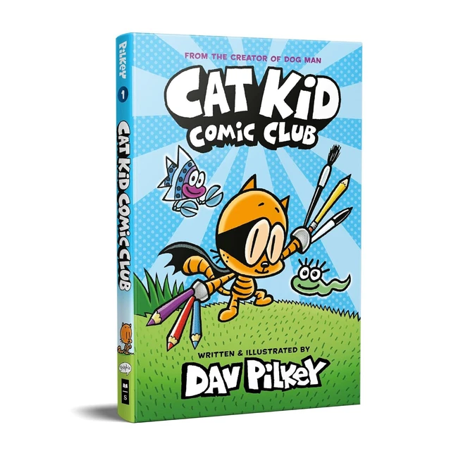 CHAT ENFANT BD Club par le Créateur De Chien Homme Couverture Rigide ...