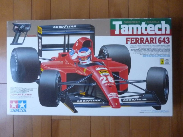TAMIYA 1/14 TAMTECH Ferrari 643 full set 1 unit 47008 No.8 RC Radio ...
