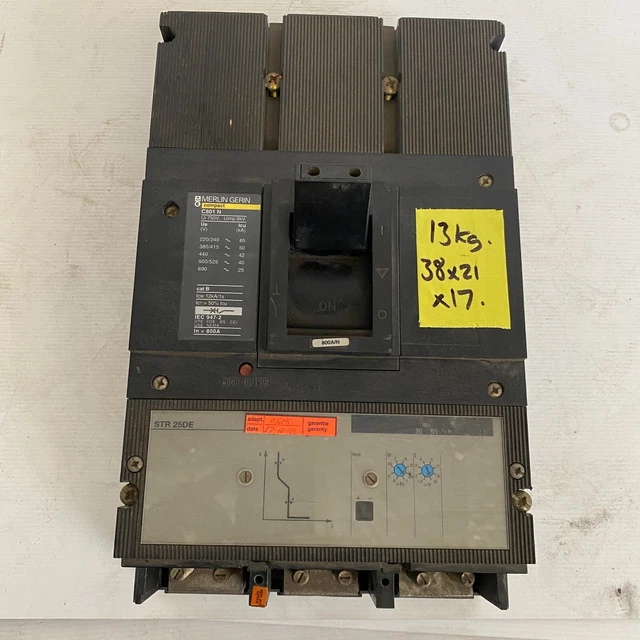 MERLIN GERIN 800A Compact C801N STR25DE Power Circuit Breaker $1,150.00 ...