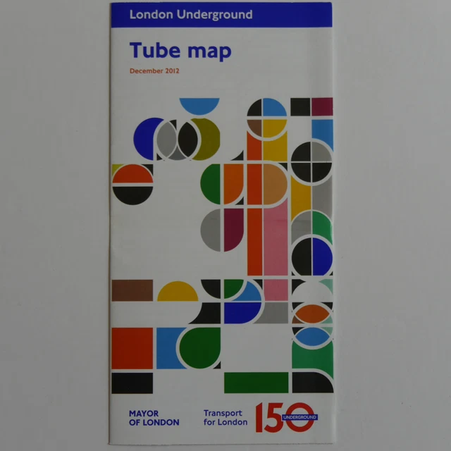 LONDON UNDERGROUND TFL pocket tube map December 2012 Sarah Morris ...