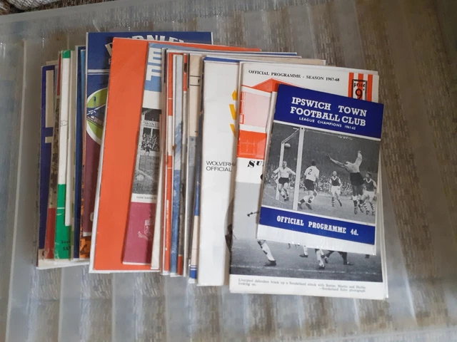 CHELSEA FC 35 away programmes from the 60's see description £6.96 ...