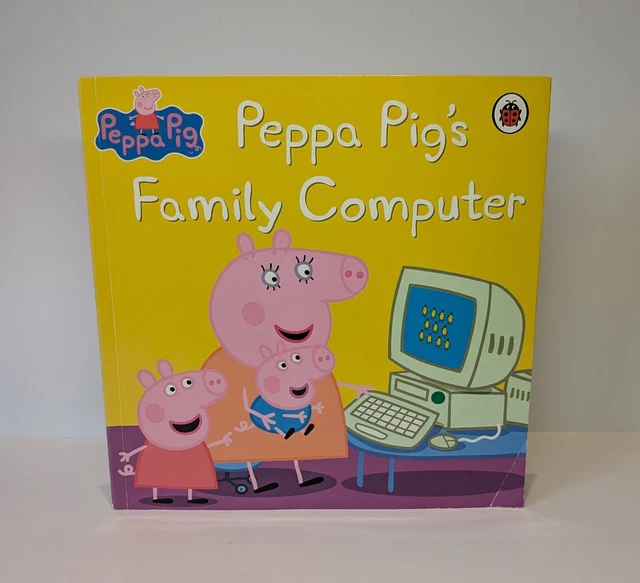 PEPPA PIG'S FAMILY Computer by Mark Baker Picture Book Paperback 2014 ...