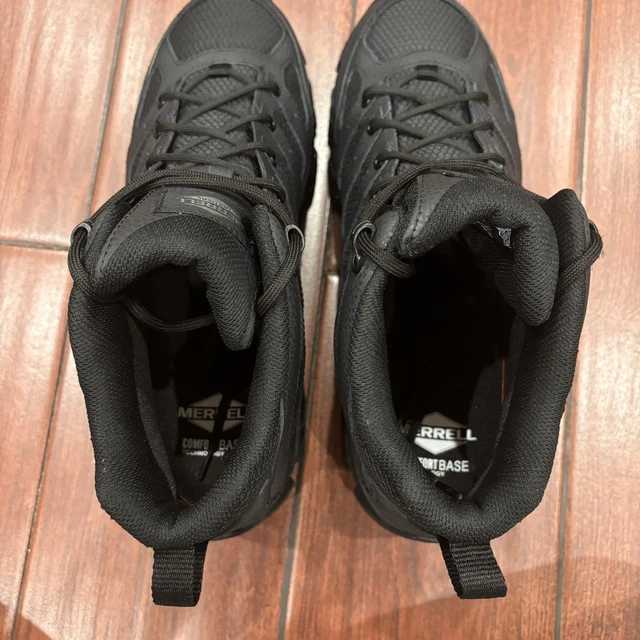 MERRELL MOAB 3 Mid Tactical Waterproof Boot Hiking Black J003911, Mens ...