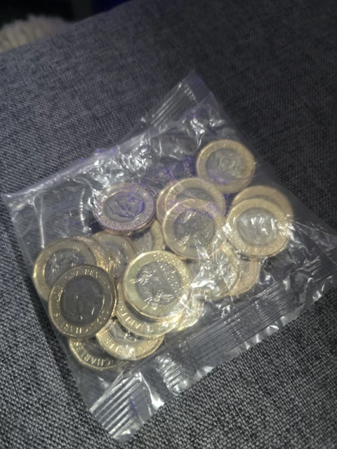 KING CHARLES 2025 £1 Bee Design Sealed Bag Of 20 Coins Uncirculated £ ...