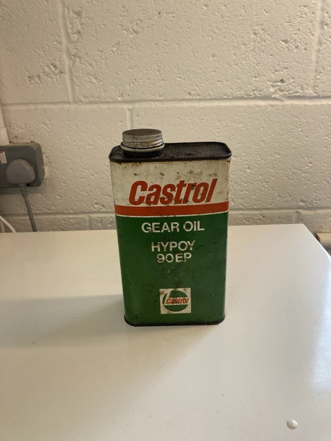 VINTAGE CASTROL GEAR Oil Can (Empty) £21.51 - PicClick UK