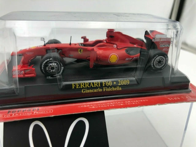 DIE CAST & Ferrari F60 - 2009 Giancarlo Fisichella + Box 1 " 1/43 EUR ...