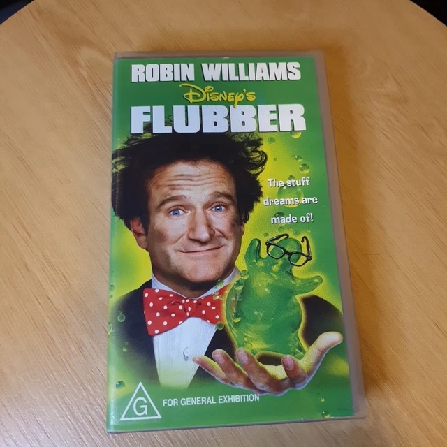 FLUBBER, DISNEY, ROBIN Williams, VHS Tape, Cassette Tape Video, Movie G ...