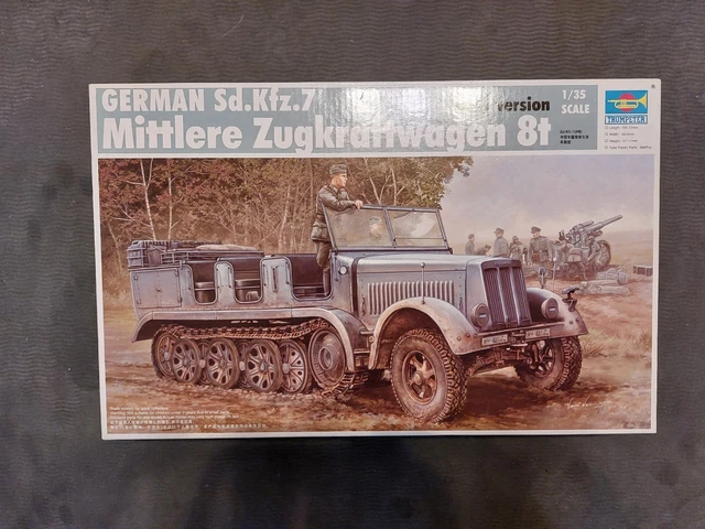 TRUMPETER – GERMAN Sd.Kfz.7 Mittlerer Zugkraftwagen 8t (01514) – 1:35 ...