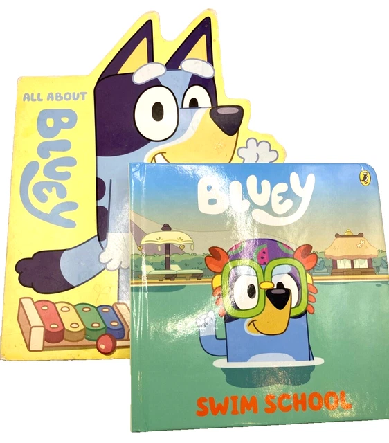 BLUEY: ALL ABOUT Bluey / Swim School 2 Board Books $21.54 - PicClick CA