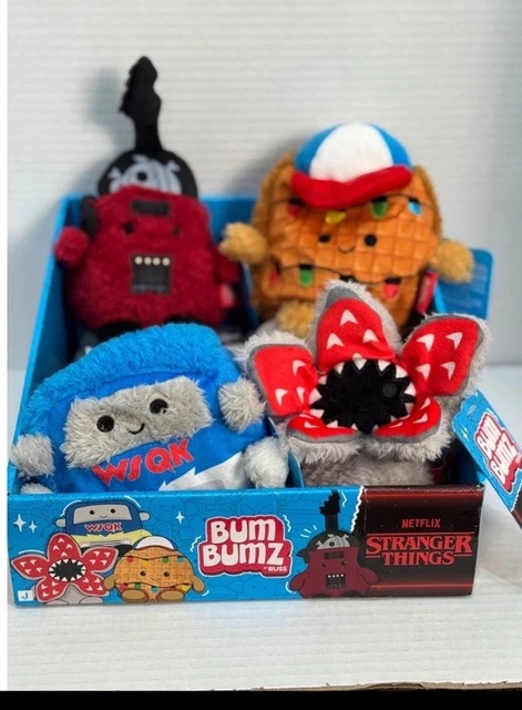 STRANGER THINGS BUM Bumz Lt Ed Complete Set of 4 Mini Plush NWT ...