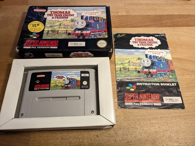 THOMAS THE TANK Engine and Friends Super Nintendo SNES Boxed PAL CIB ...
