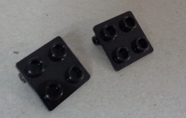 LEGO BITS 6134 4124096 Rocking Plate 2x2 Black x2 £1.99 - PicClick UK