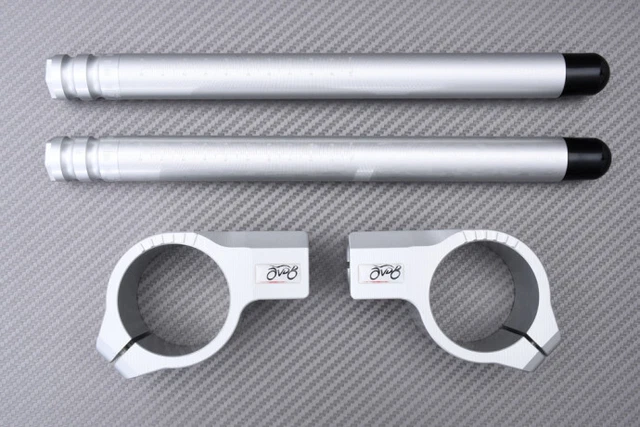 COPPIA SEMIMANUBRI SILVER Opaco Inclinazione DUCATI 748 1995-1997 53mm ...