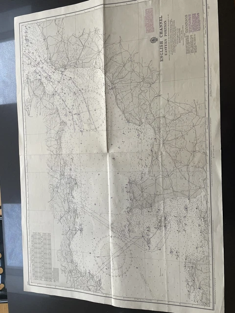 VINTAGE ADMIRALTY CHART MAP. No.2675. ENGLISH CHANNEL. 1972 £30.00 ...