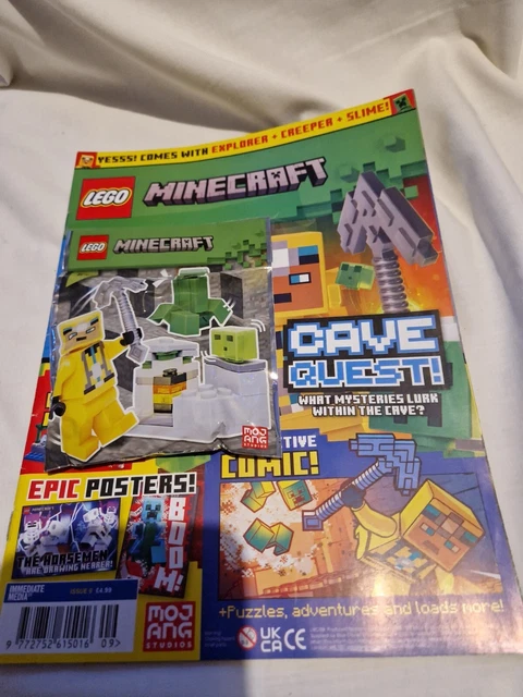LEGO MINECRAFT CAVE QUEST COMIC MAGAZINE INCLUDING MINI KIT Collectable ...