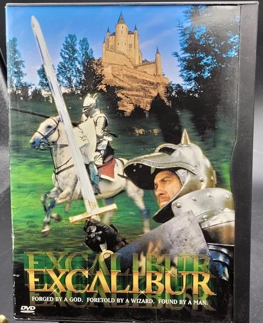 EXCALIBUR DVD 1981 John Boorman King Arthur Helen Mirren Snap Case ...