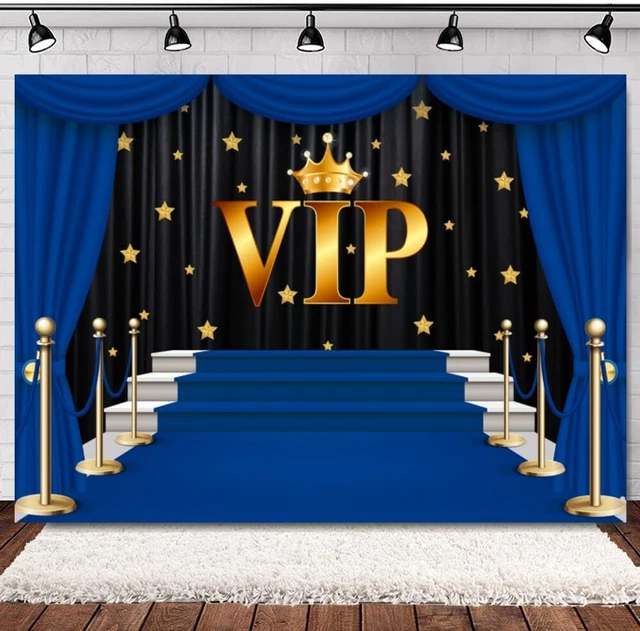 3M X 2.4M Blue Carpet VIP Photography Backdrop Stage Scene Party ...