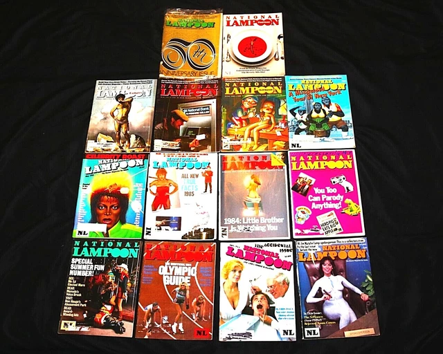 NATIONAL LAMPOON: 20+ National Lampoons Magazines VTG 1970-1985 VF/NM5 ...