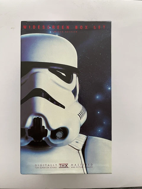 STAR WARS TRILOGY VHS Video Widescreen Box Set Limited Edition THX 1995 ...