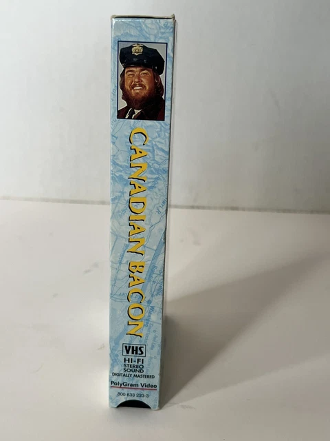 CANADIAN BACON (VHS, 1995) John Candy Alan Alda Rip Torn Michael Moore ...